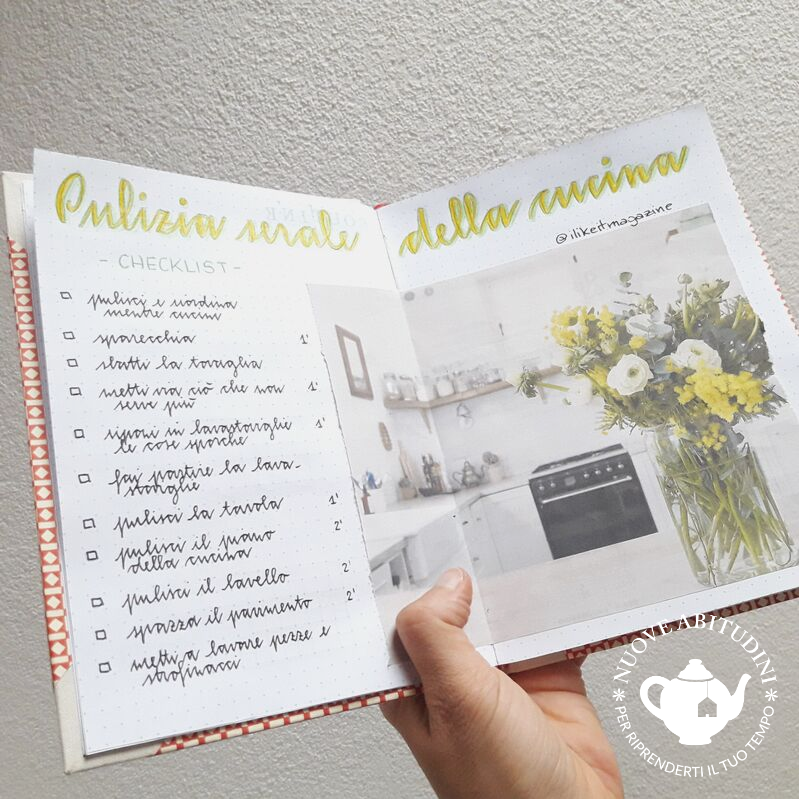 La check list per il riordino serale della cucina – Nuove Abitudini